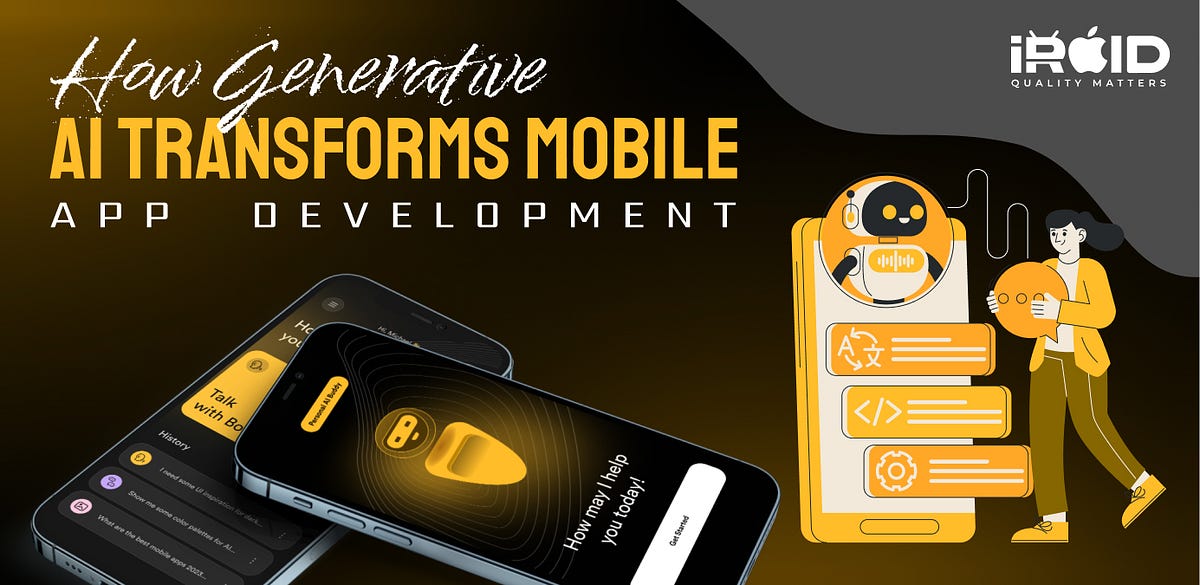 How Generative AI Transforms Mobile App Development | by iRoid ...