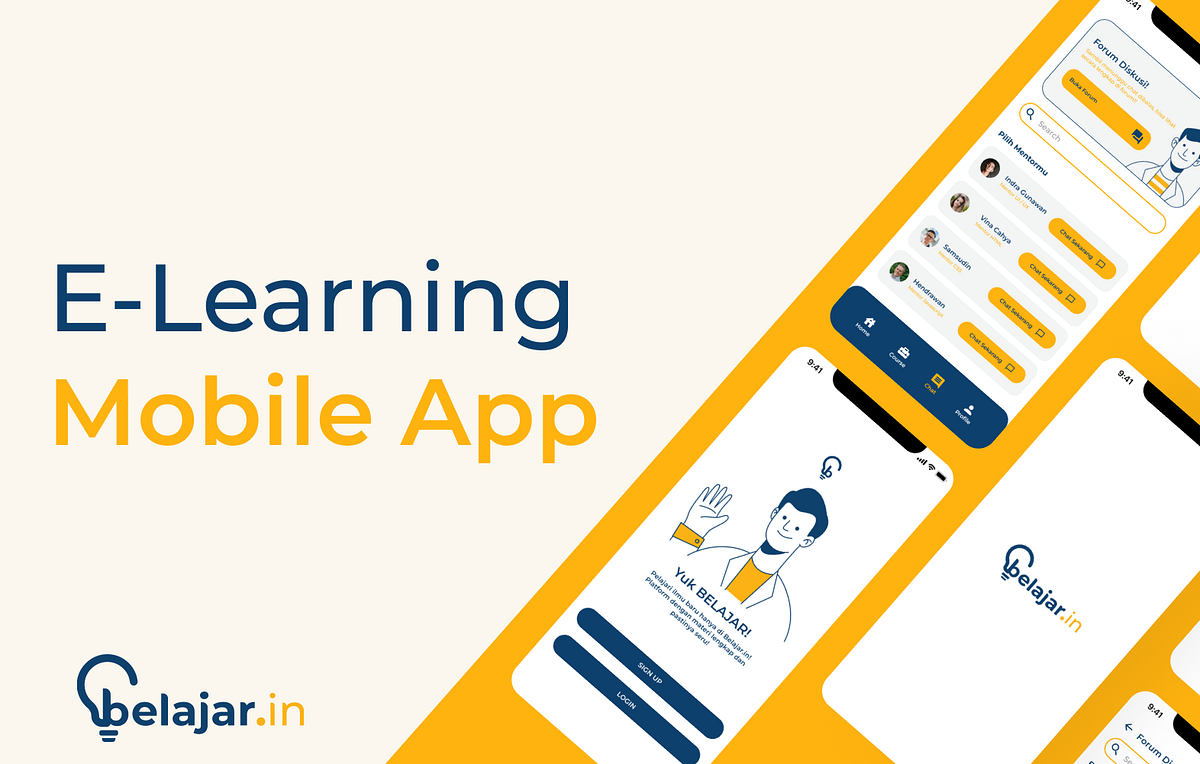 UI/UX Case Study: E-Learning Mobile App “Belajar.in” | by Muhammad ...