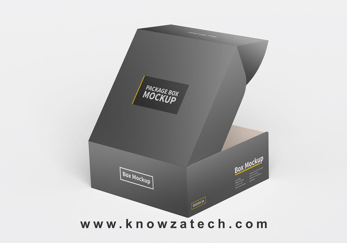Amazing Premium Square Box Packaging Mockup - Ali Joon - Medium
