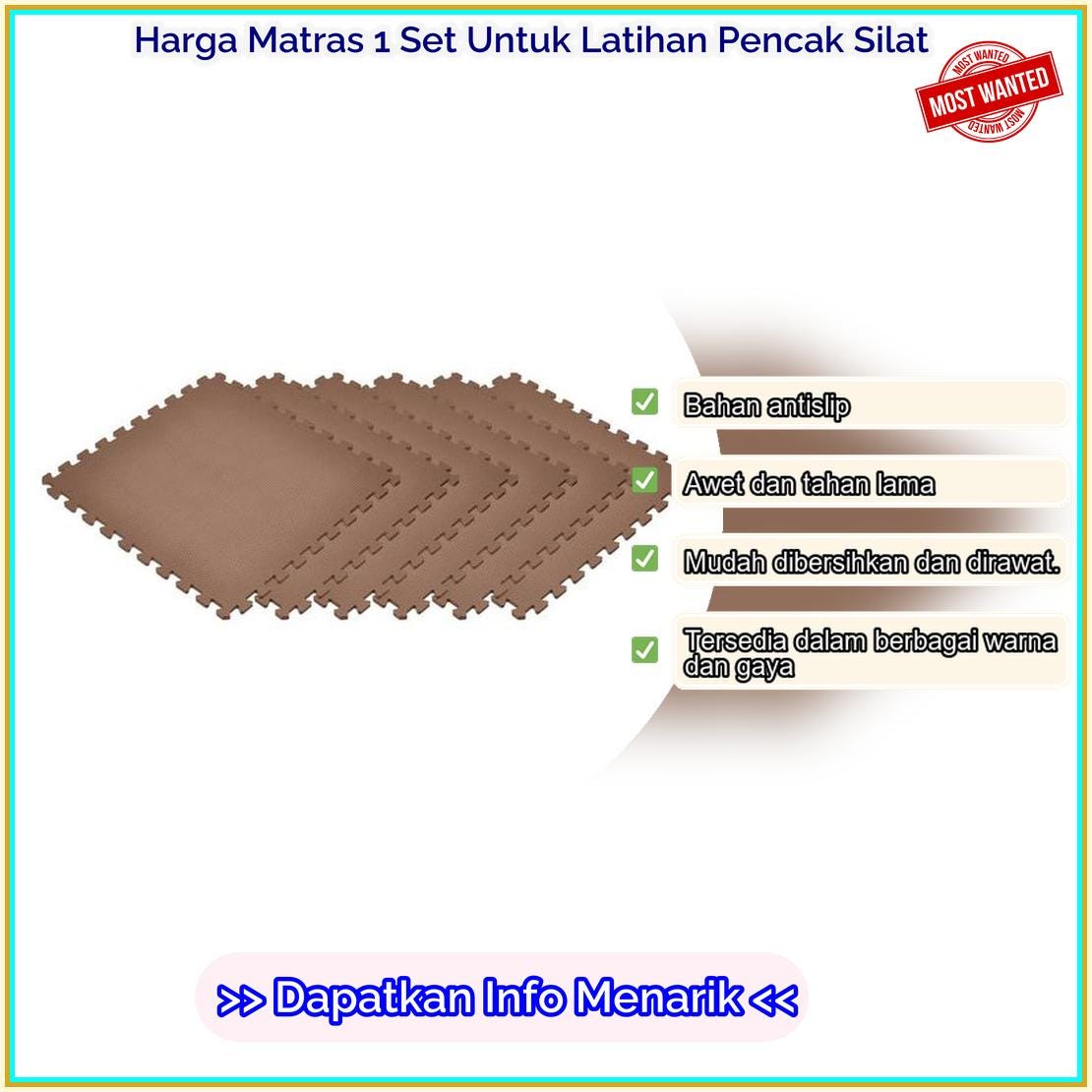 Harga Matras 1 Set Untuk Latihan Pencak Silat - Matras Gulat - Medium