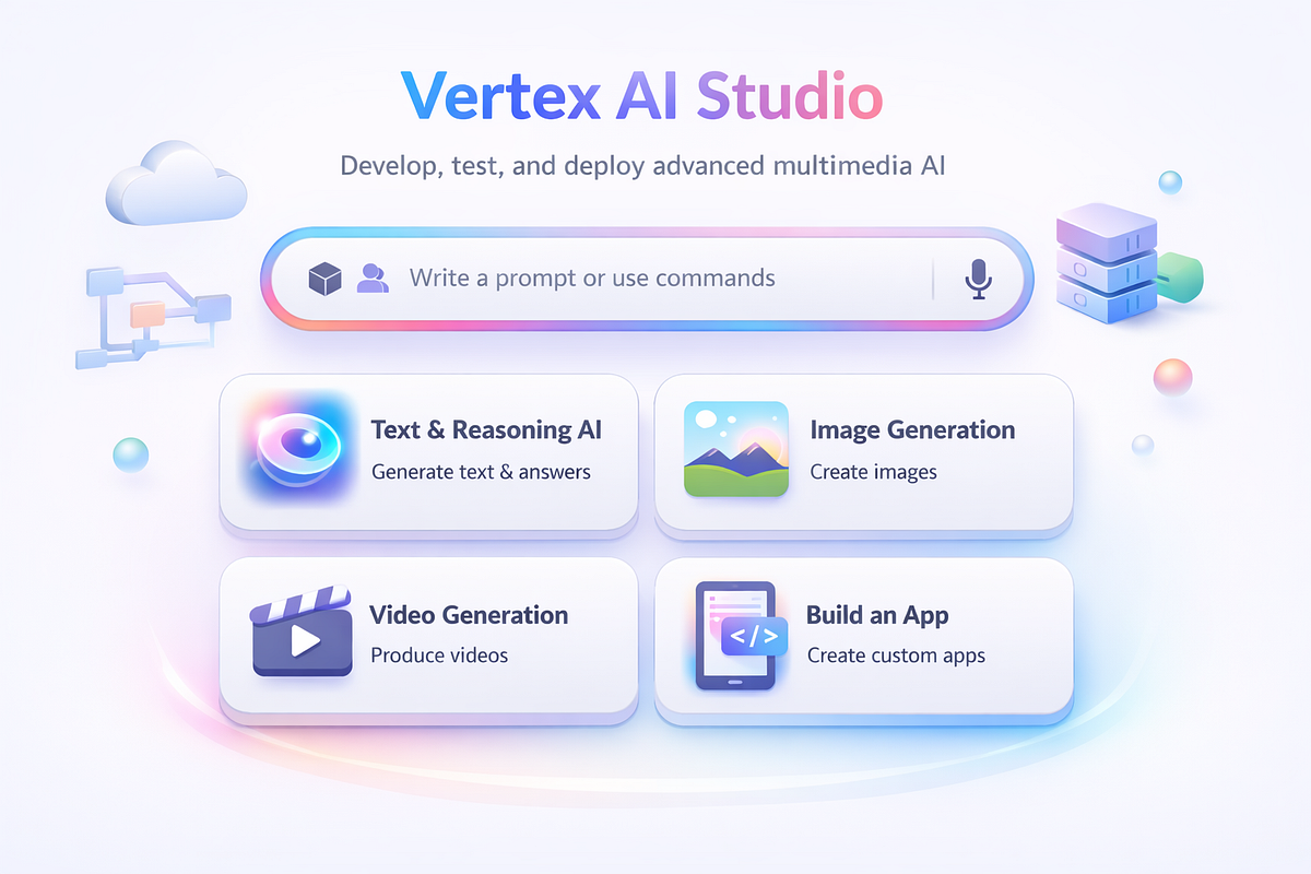 Develop, Test, and Deploy advanced multi-media AI with Vertex AI studio ...