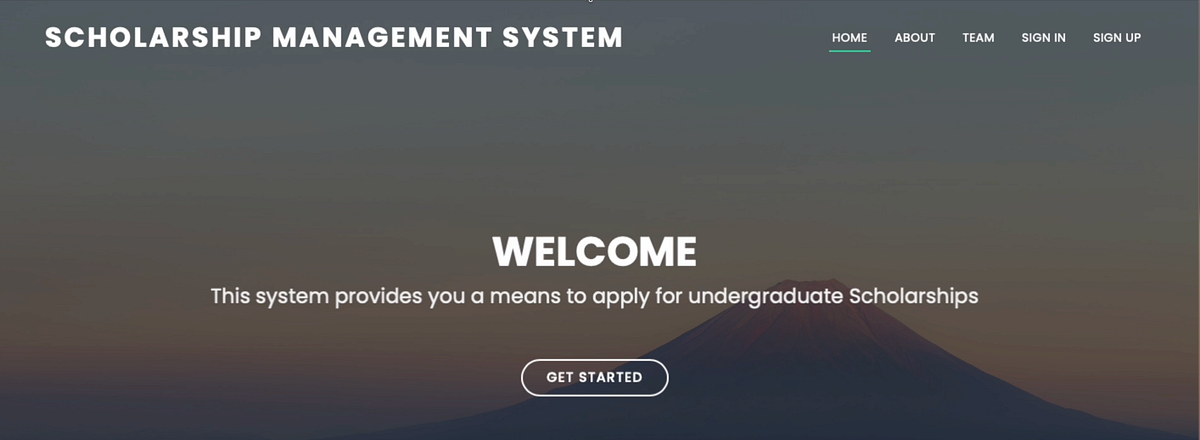 ALX FOUNDATION PORTFOLIO PROJECT (SCHOLARSHIP MANAGEMENT SYSTEM) | by ...
