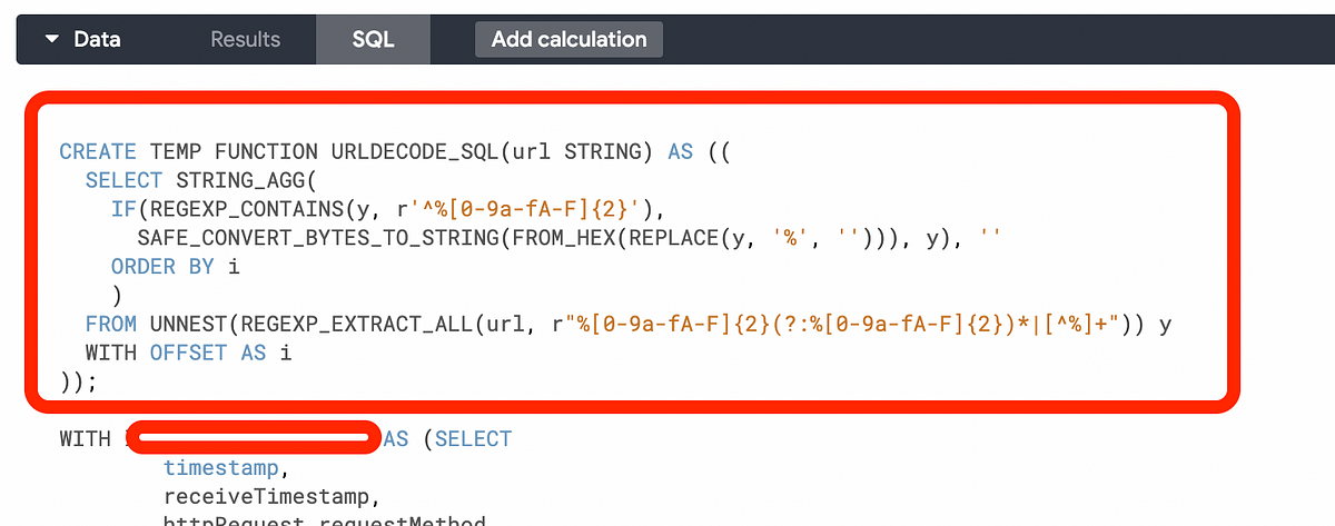 Looker Udf Prior To Execution Of The Derived Table Sqlpreamble Raigon Jolly Medium