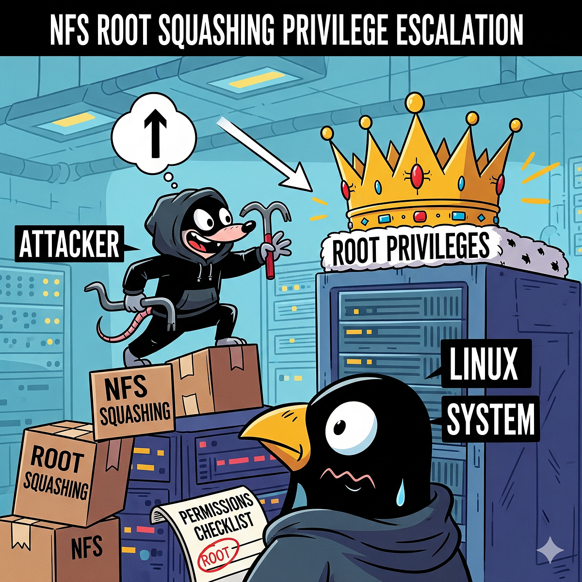 NFS Root Squashing Privilege Escalation (Linux Priv Escalation) | by Ammar Ahmed | Sep, 2025 ...