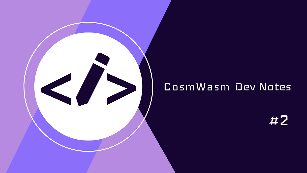 Dev Note #2: Why we are sunsetting CosmWasmJS | by Simon Warta | CosmWasm | Medium