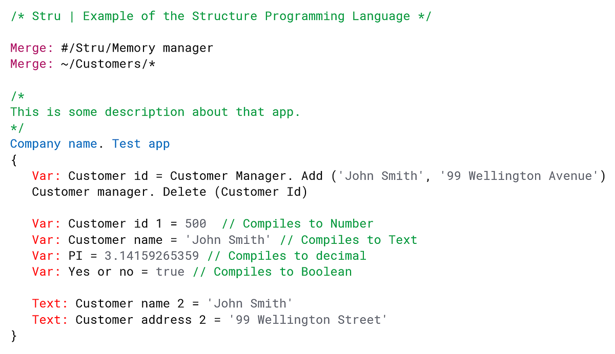 My ideal programming language should be more humanly readable ...