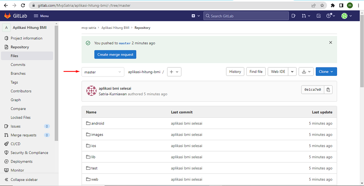 Easy Tutorial Upload Project ke GitLab From Scratch | by MvpSatria | Medium