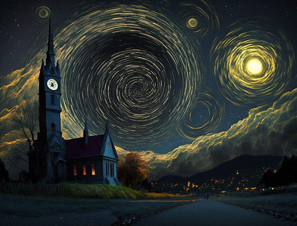 The Starry Night 2.0 Is a Printable Nft, only the holder of this token will gain access to the ...