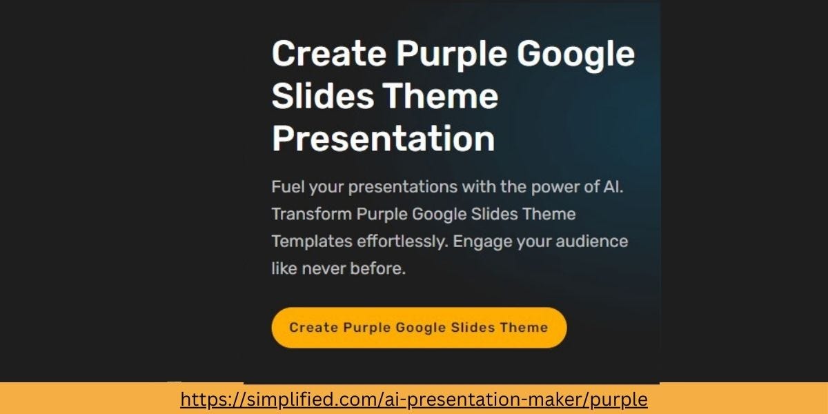 Craft Engaging Purple Google Slides theme: Create Memorable ...