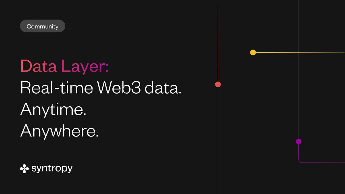 Syntropy: Revolutionizing Data Availability for Web3 | by Agent Clappers | Medium