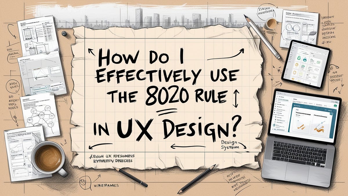 How Do I Effectively Use the 80/20 Rule in UX Design? | by Pratik ...