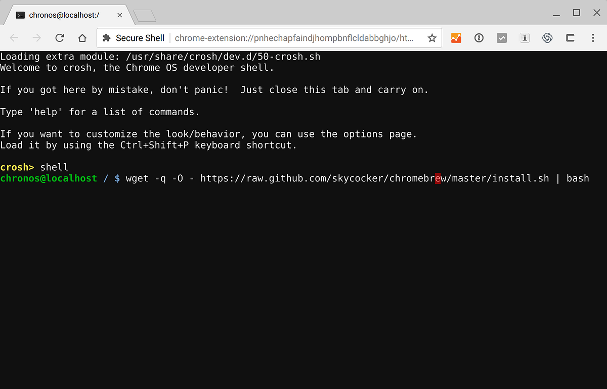 Chromebrew (Crew) — ChromeOS Package Manager | by Đinh Thành | Medium