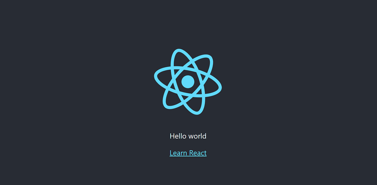 Mastering React.js: The Basics of “Hello World” Printing | by ...