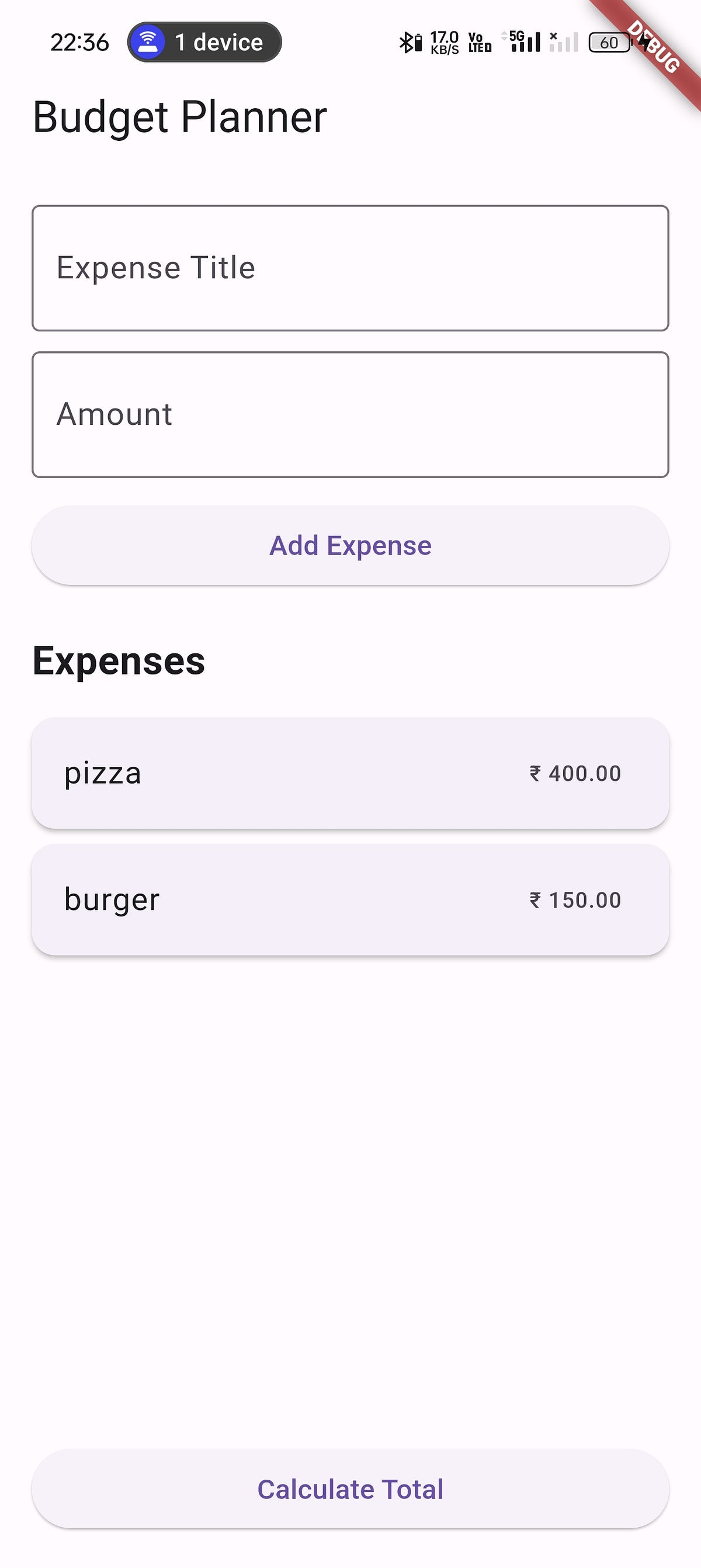 Budget Planner App in Flutter. Mini Project | by Dhaval patil | Medium