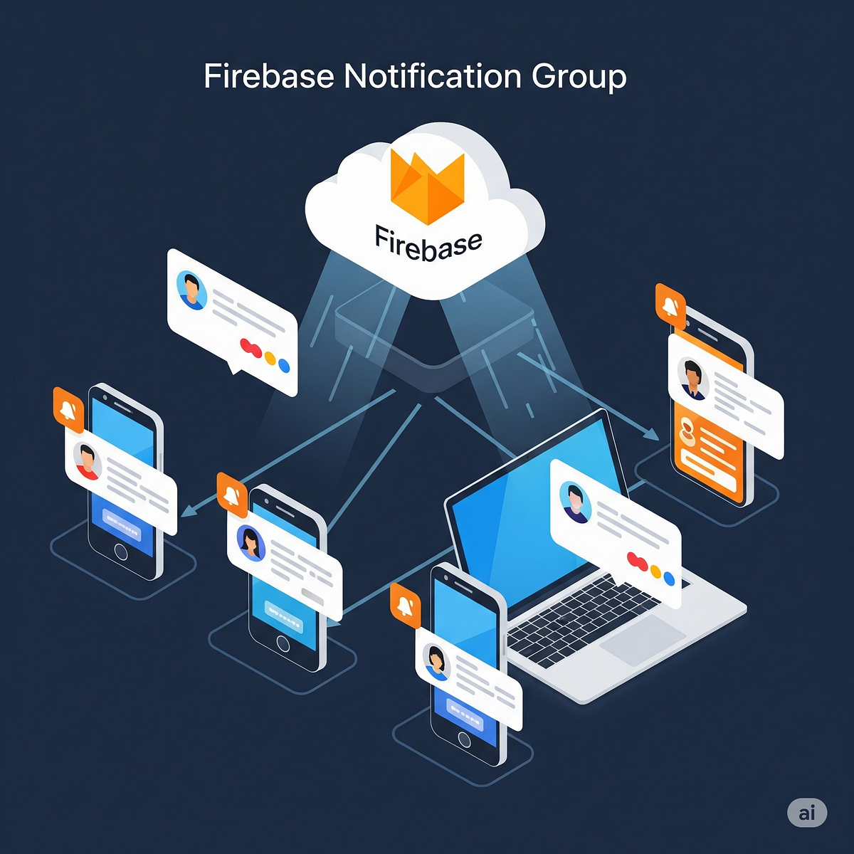 🔥 Powering Notifications in Node.js: Individual, Group & Topic Firebase Cloud Messaging (FCM ...