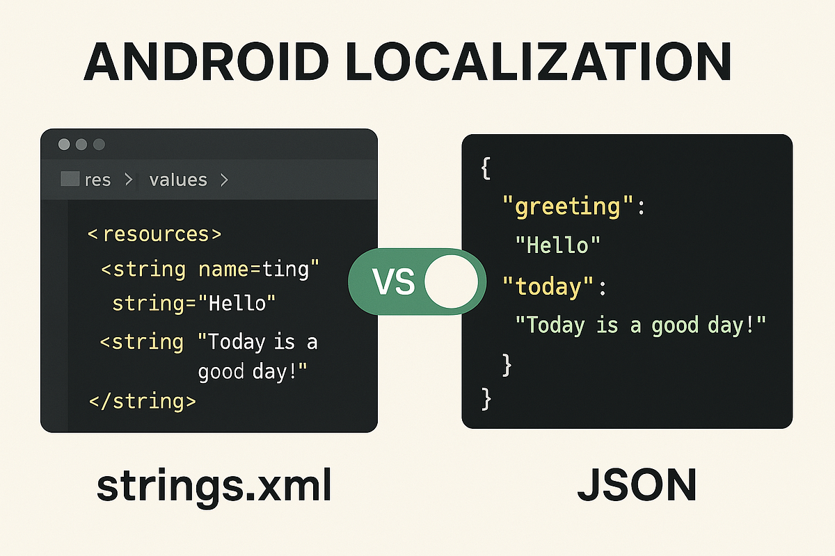 🧠 Managing Language in Android: strings.xml vs. JSON – Which Is the Right Choice? | by Doğuş ...