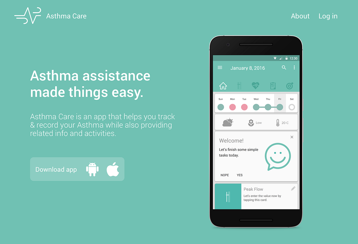 Asthma Monitoring and Management App | by ann chichi | Medium