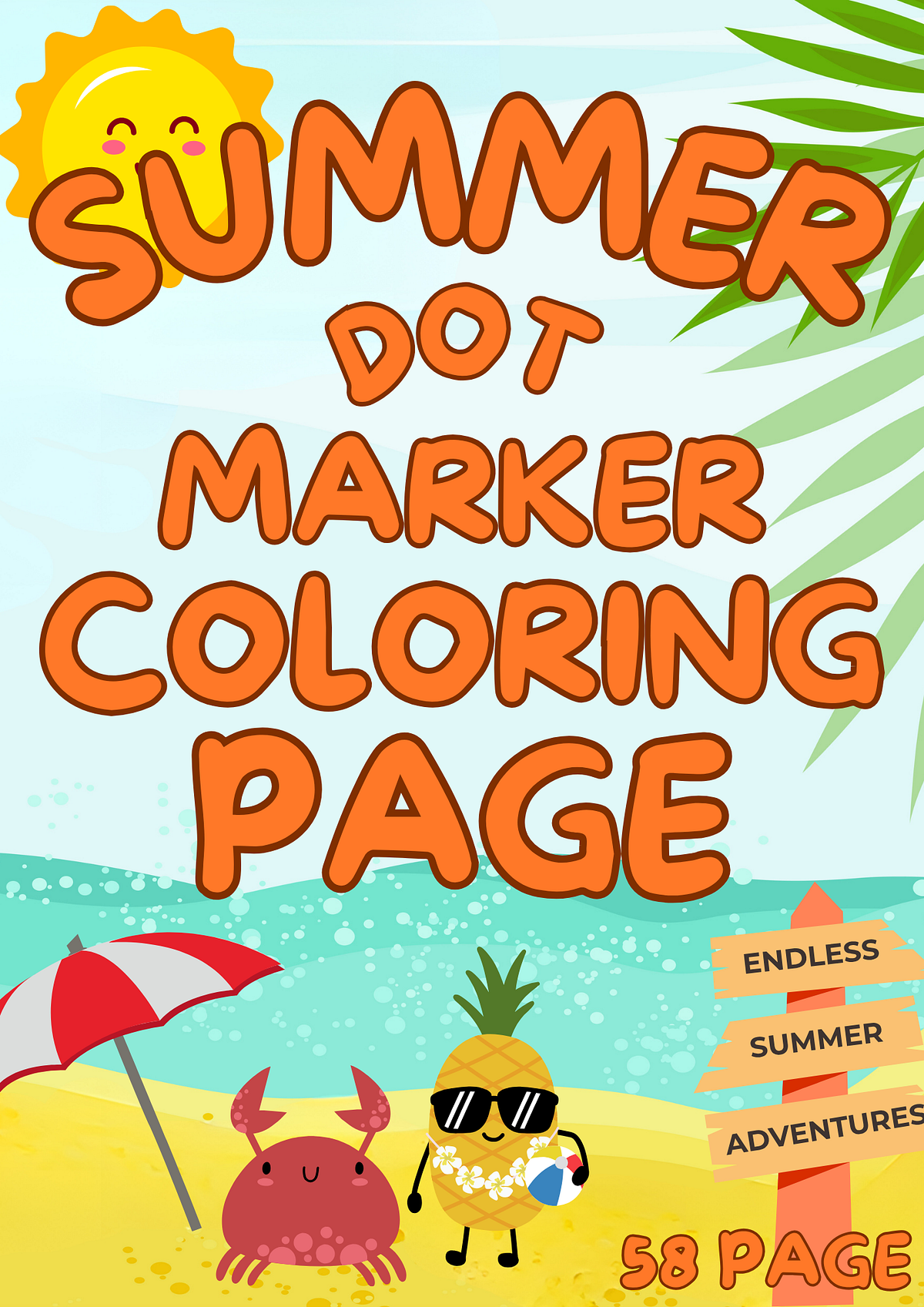 Beat Summer Boredom with Dot Marker Coloring Pages: 58 Fun ...