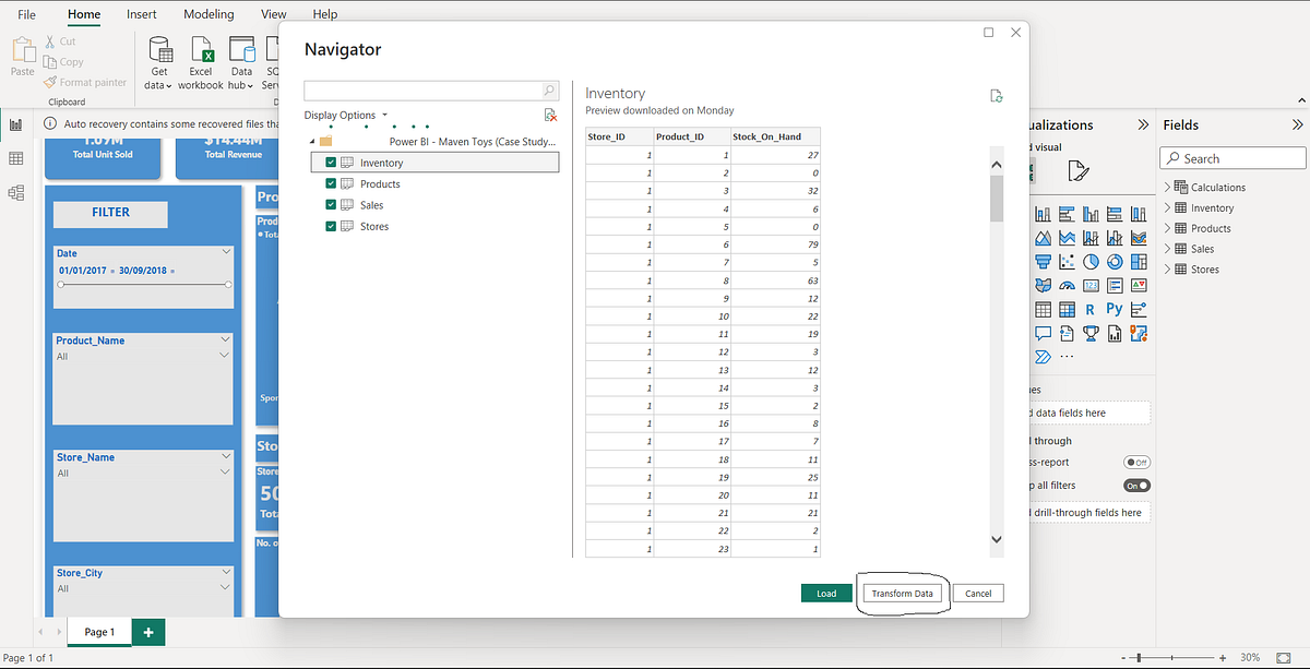 MAVEN TOYS DATA ANALYSIS. Sales & inventory data for a fictitious… | by ...