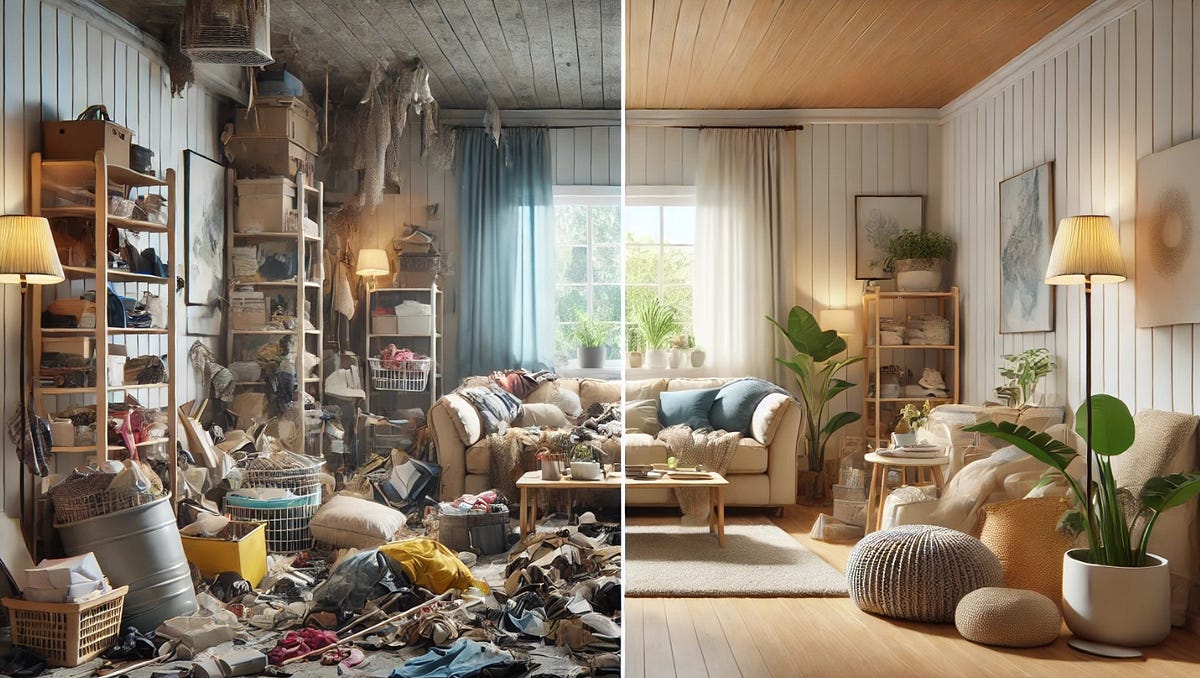 How I Transformed My Home from Cluttered Chaos to Cozy Comfort | by Rob ...