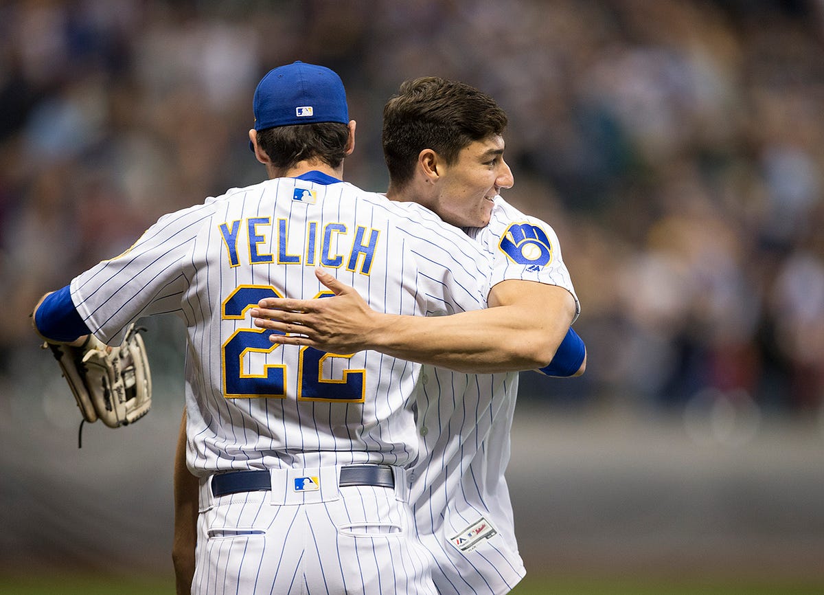 Cameron Yelich Throws Ceremonial First Pitch | by Caitlin Moyer | Medium