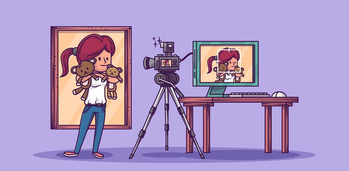 Capture the face from a live stream video and display it on the top ...