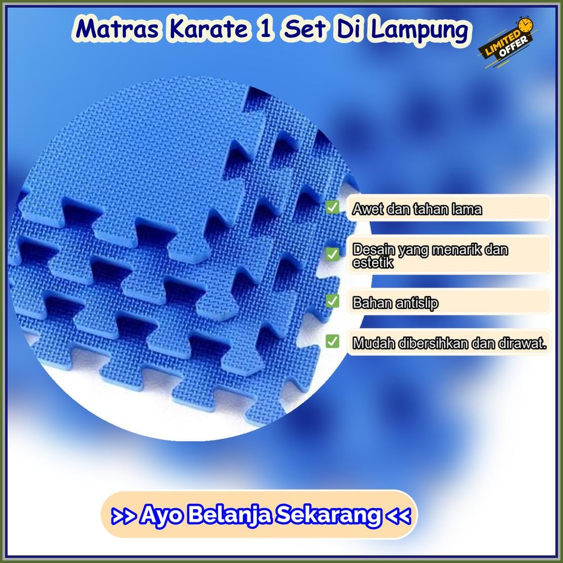 Matras Karate 1 Set Di Lampung - Tatami Matras - Medium