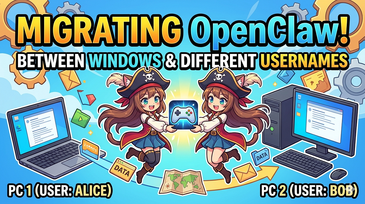 Migrating OpenClaw Between Windows Machines with Different Usernames ...