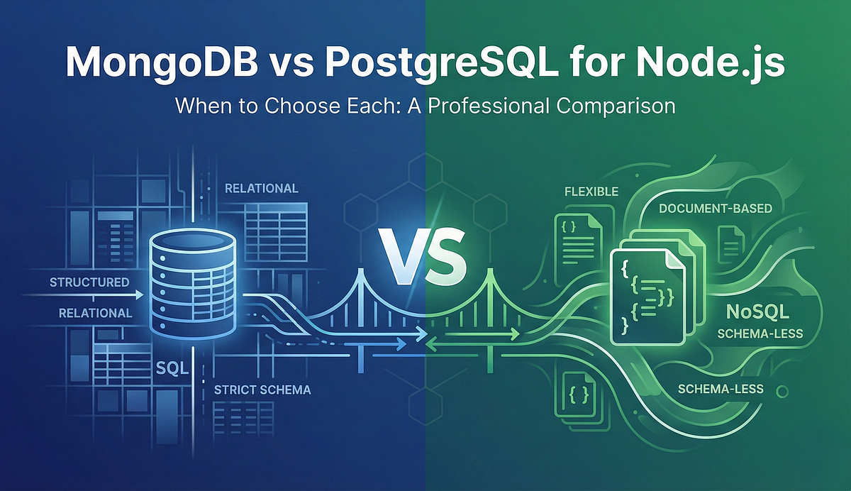 MongoDB vs PostgreSQL for Node.js: When to Choose Each | by Deval Kasundra | Dec, 2025 | Medium