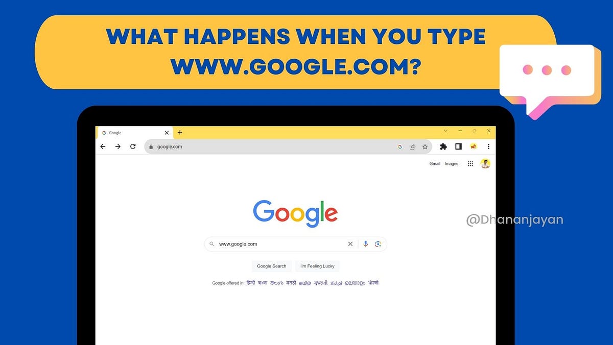 What happens when you type www.google.com? | by Dhananjayan V | Medium
