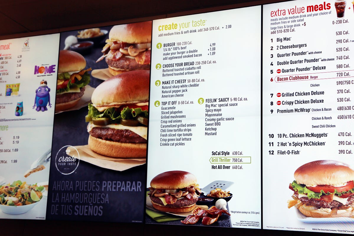 McDonald s New Menu UX Fails and 1 win by Dan Smith Medium