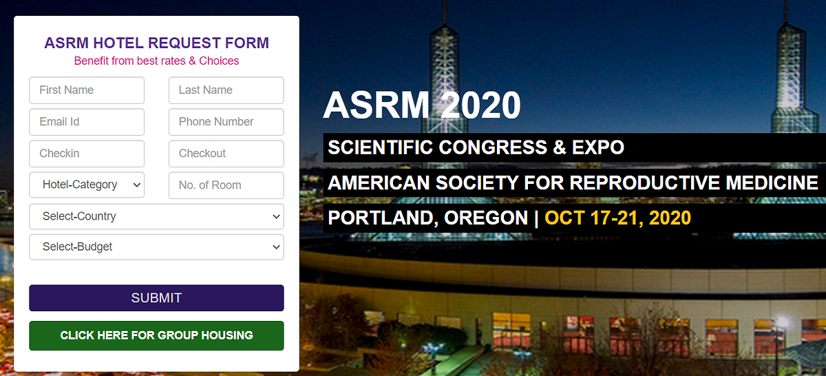 ASRM 2020 — American Society for Reproductive Medicine (ASRM) 2020 ...