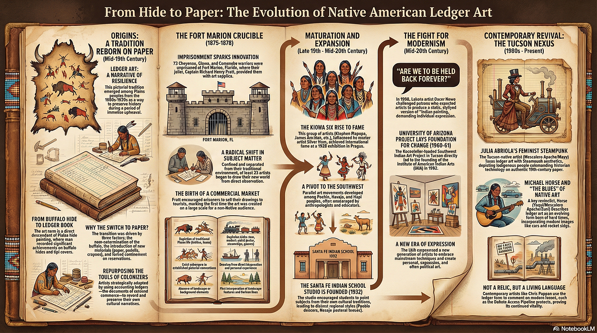 The Evolution of Native American Ledger Art — An Overview | by Hugh H ...