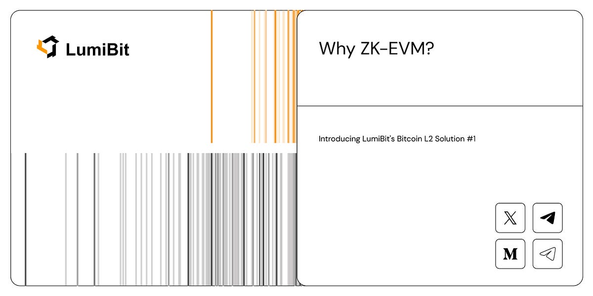 Introducing LumiBit’s Bitcoin L2 Solution: Why ZK-EVM? | by LumiBit | Medium
