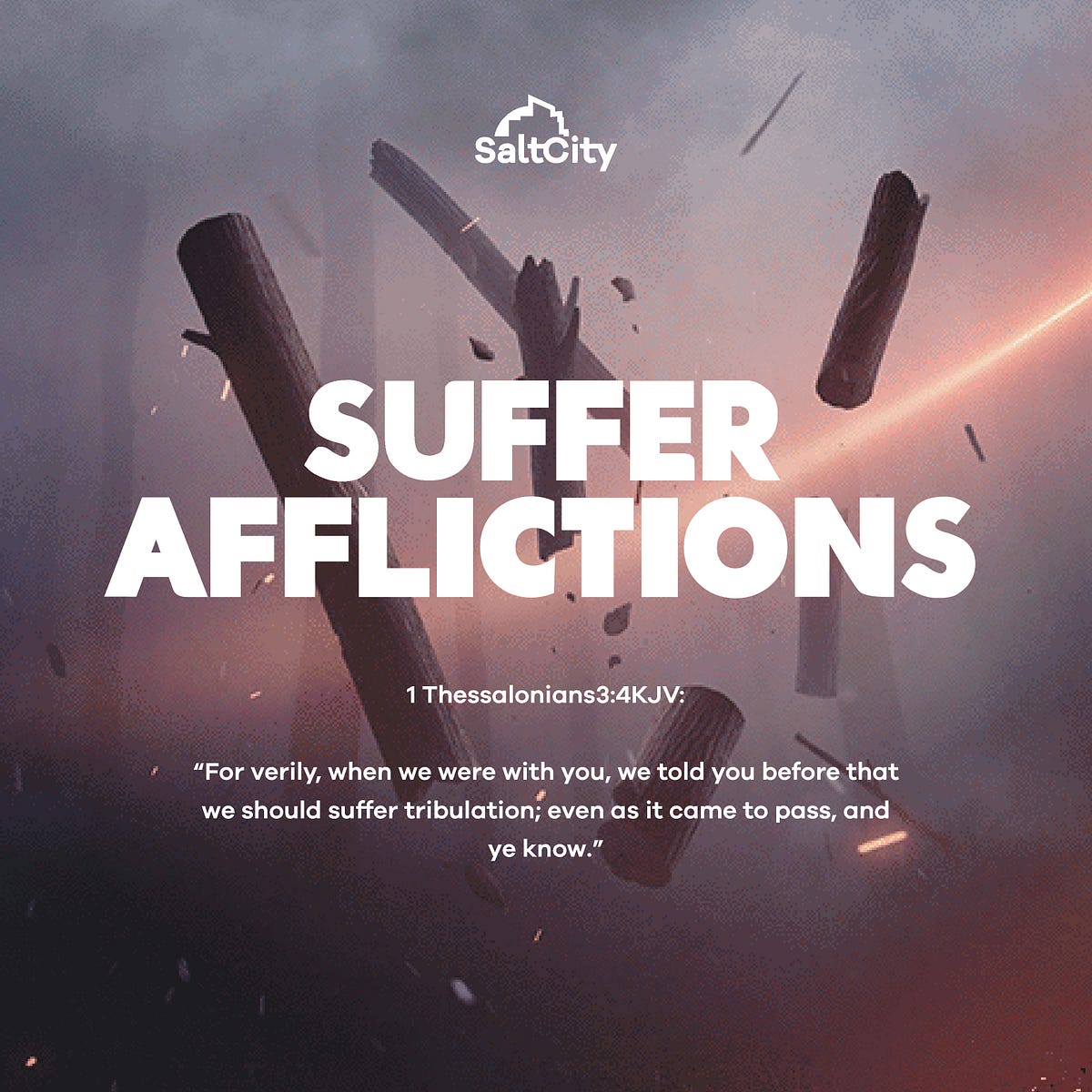 SUFFER AFFLICTIONS. Thursday 10th August 2023 | by SaltCity Church | Medium