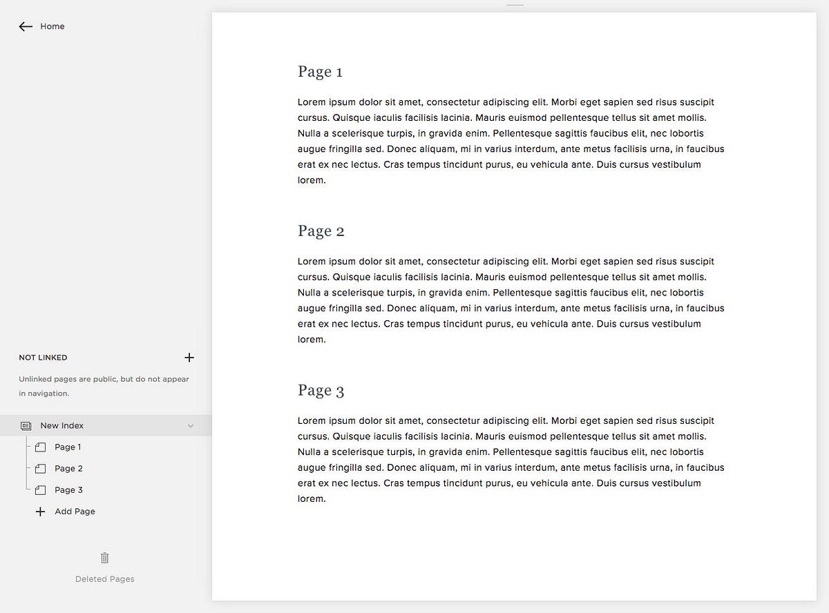 Creating a “stacked” Index on the Squarespace Developer Platform | by ...