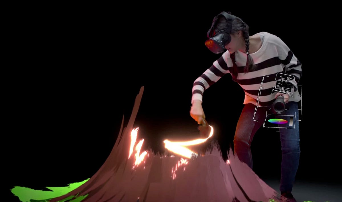 Now you can “TiltBrush” in a web browser | by Deniz Ergürel | Haptical