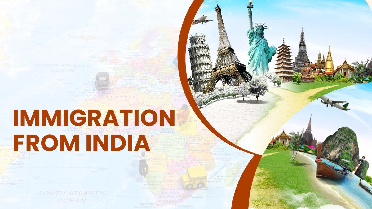 Immigration from India. Immigration from India to another… | by Vipin ...