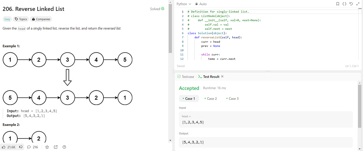 Day 1: Competitive Programming Journal (On LeetCode) | by Vedha Madival | Jul, 2024 | Medium
