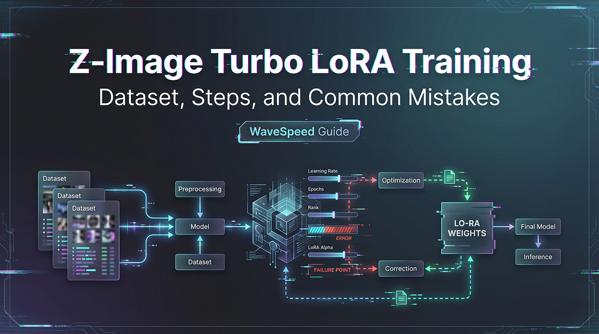 Train a Z-Image Turbo LoRA on WaveSpeed: Dataset, Steps, and Common ...