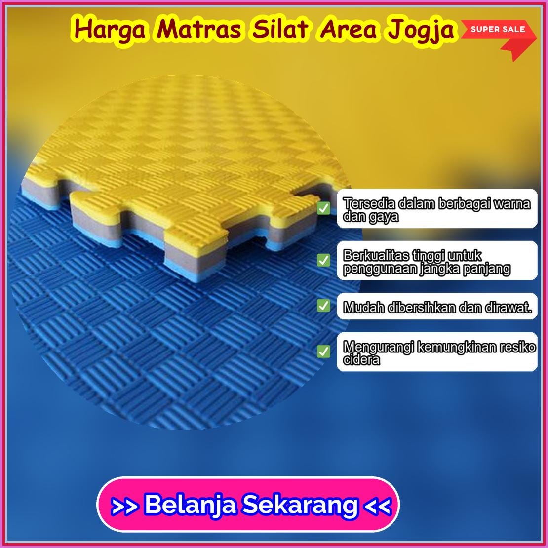 Harga Matras Silat Area Jogja - Harga Matras Taekwondo - Medium