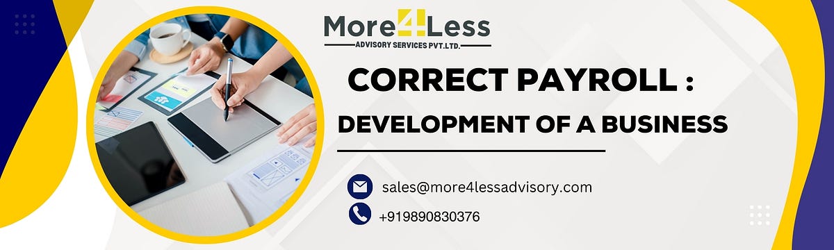 Why Is Correct Payroll Essential To The Development Of A Business? | by More4less Advisory ...