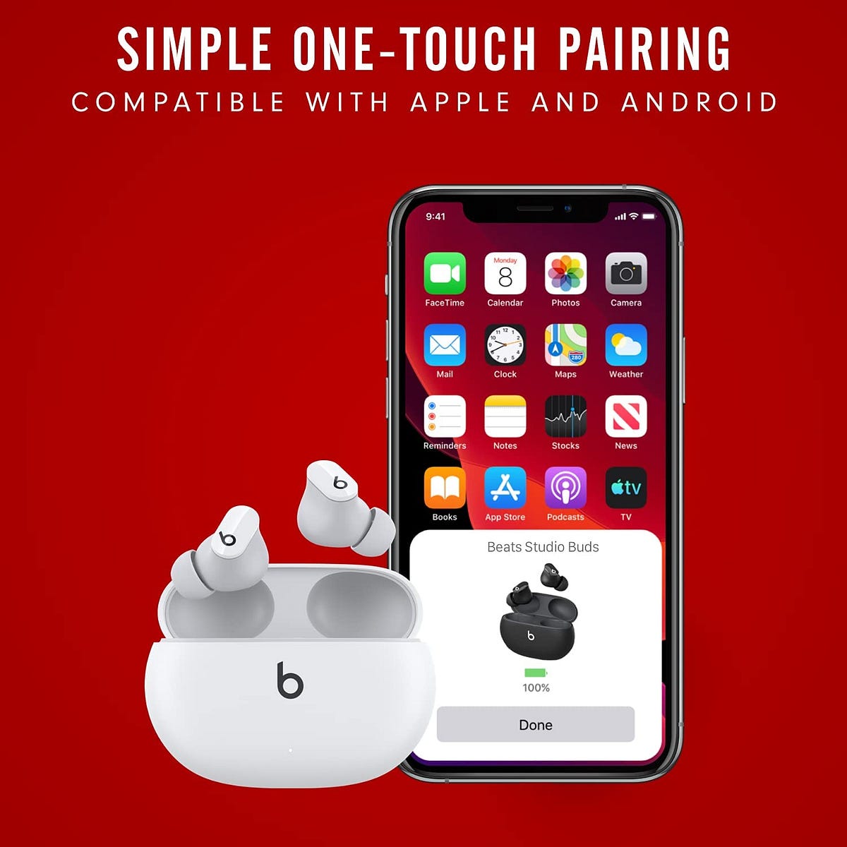 Beats Studio Buds — True Wireless Noise Cancelling Earbuds — Compatible ...