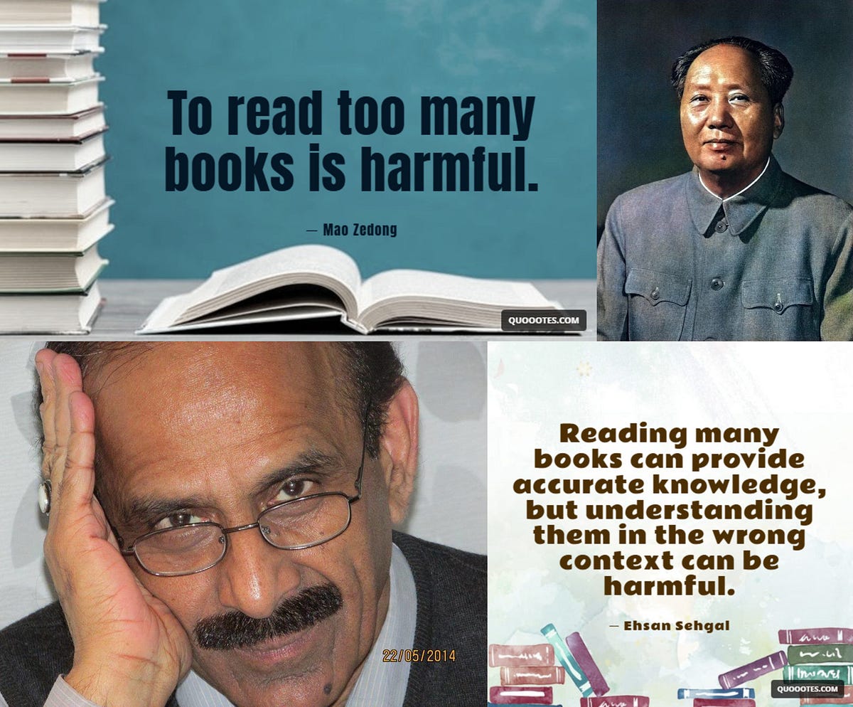 Sehgal versus Mao: Reading Many Books and The Outcome. | by Media ...