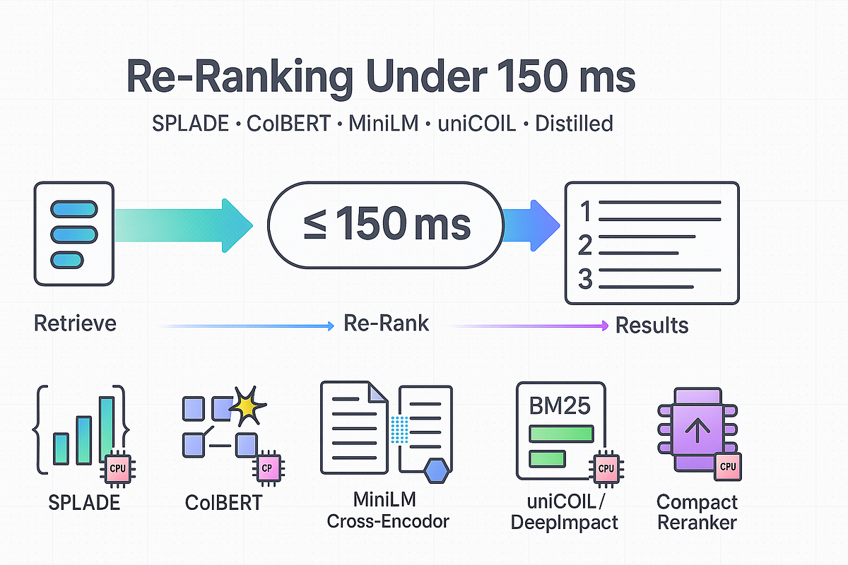 Top 5 Re-Ranking Models Under 150 ms | by Hash Block | Medium
