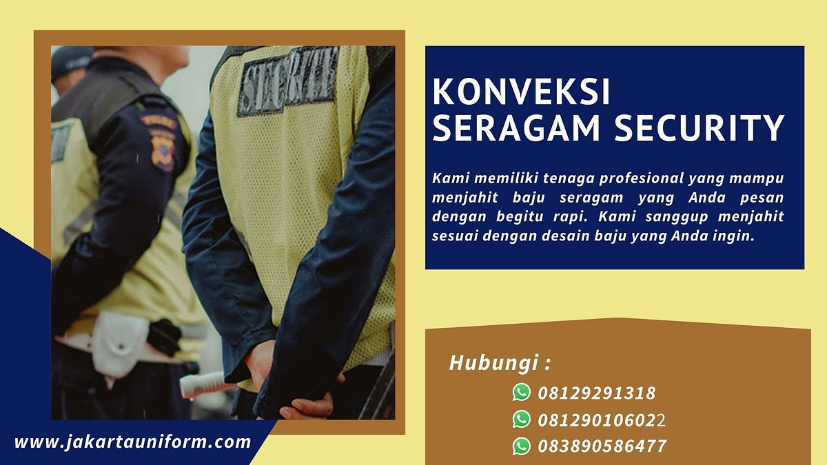 WA 08129291318 Harga Seragam Security Jakarta Pdh Lengkap | by Konveksi ...