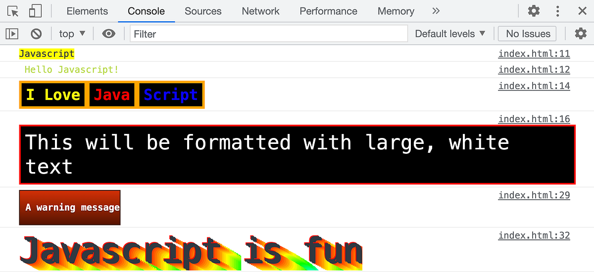 Styling your console in Javascript | by Anas shahwan | Medium