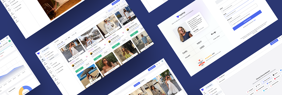 Saas Product, UGC Widget Gallery dashboard — UI/UX Case Study | by ...