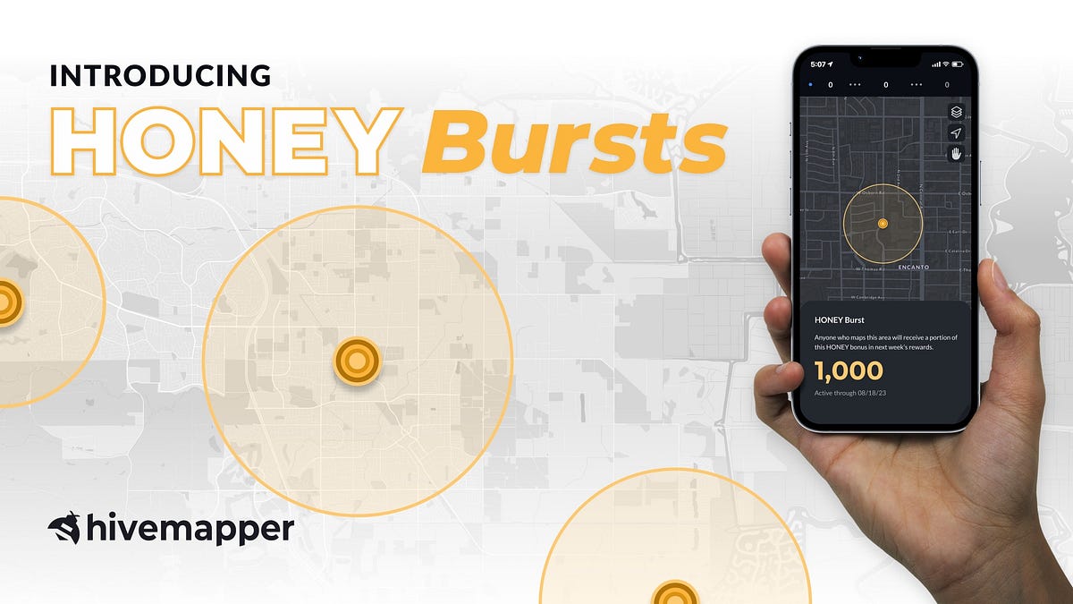 Introducing HONEY Bursts: Hivemapper’s Bounty Feature for Targeted Mapping | by Hivemapper ...
