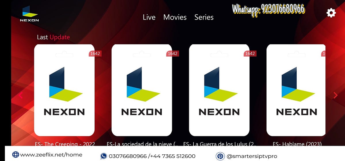 NEXON IPTV | NEXON IPTV PANEL | NEXON IPTV SUBSCRIPTION | BEST IPTV ...